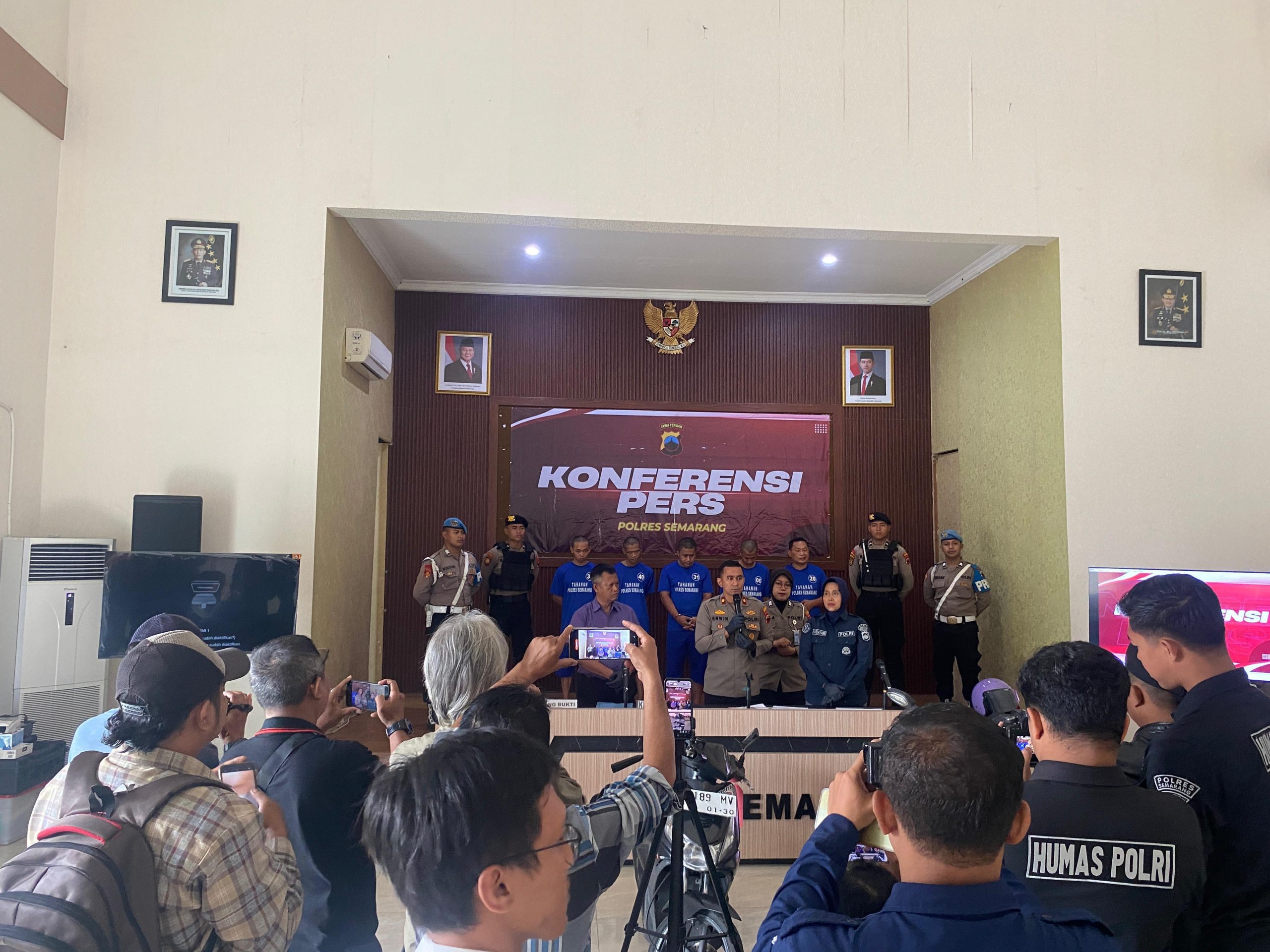 Ops Aman Candi Tahun 2025, Polres Semarang gelar Konferensi Pers | Surau.co