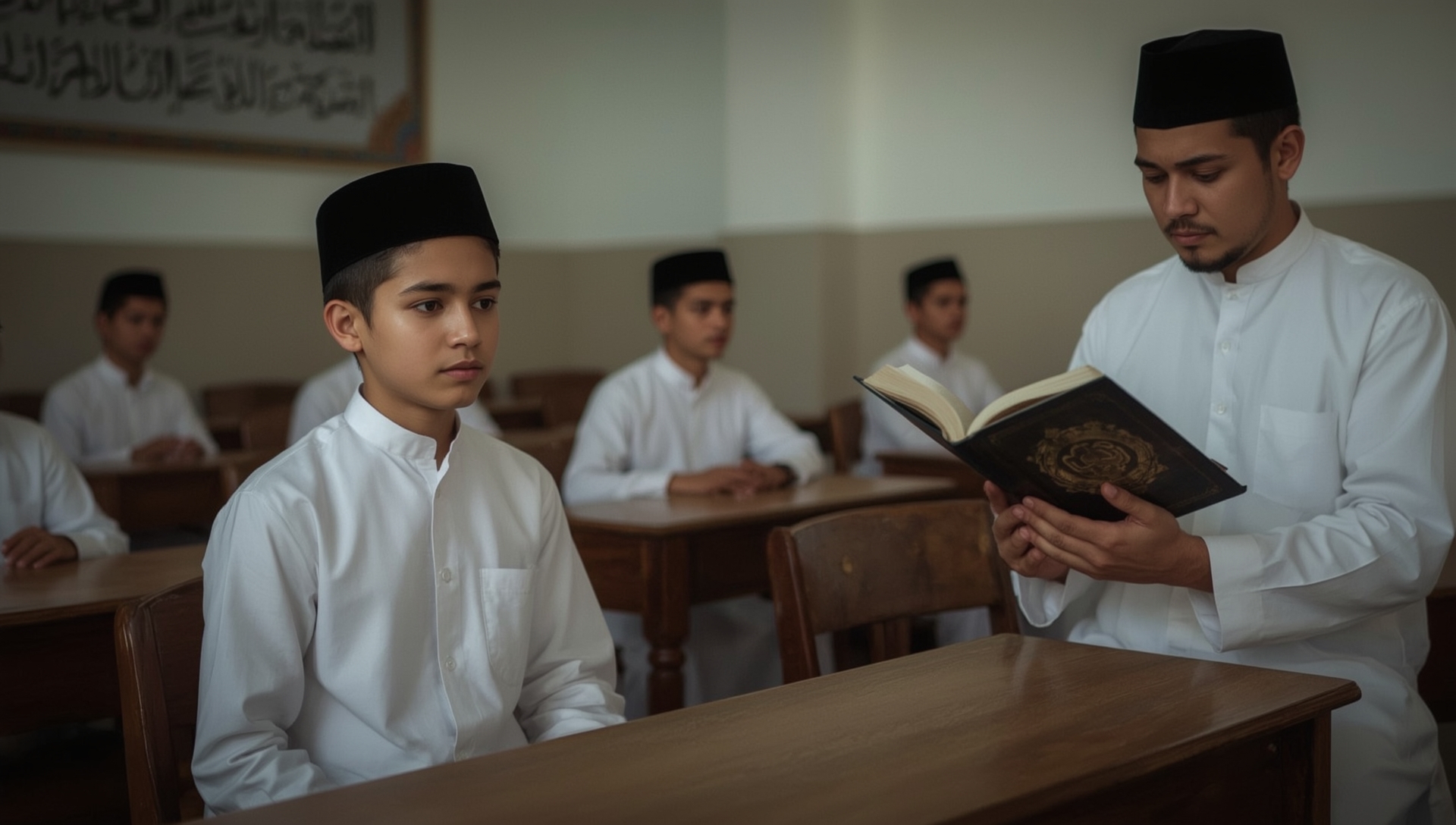 Shaleh dan Ibunya yang Sakit Kitab Akhlaq lil Banin Juz 1 Karya Umar ...