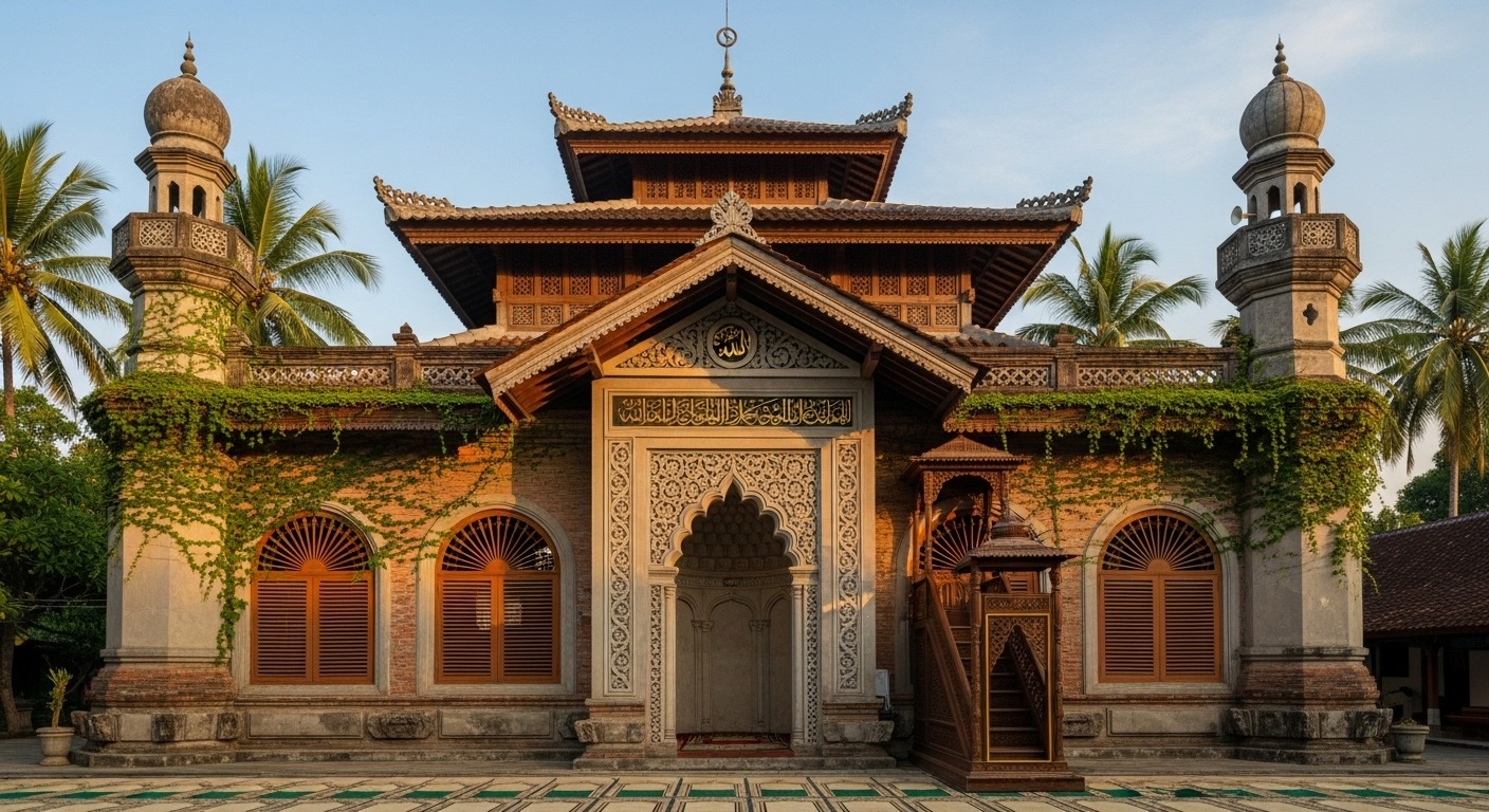 Arsitektur Masjid Kuno: Perpaduan Harmonis Islam dan Budaya Lokal ...