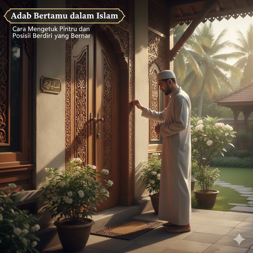 Adab Bertamu dalam Islam: Cara Mengetuk Pintu dan Posisi Berdiri yang ...
