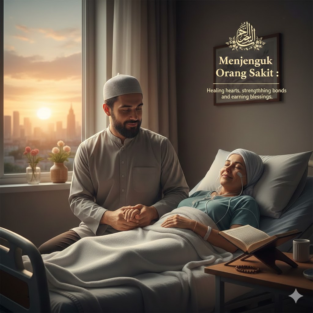 Keajaiban Menjenguk Orang Sakit: Raih Doa dari 70.000 Malaikat | Surau.co